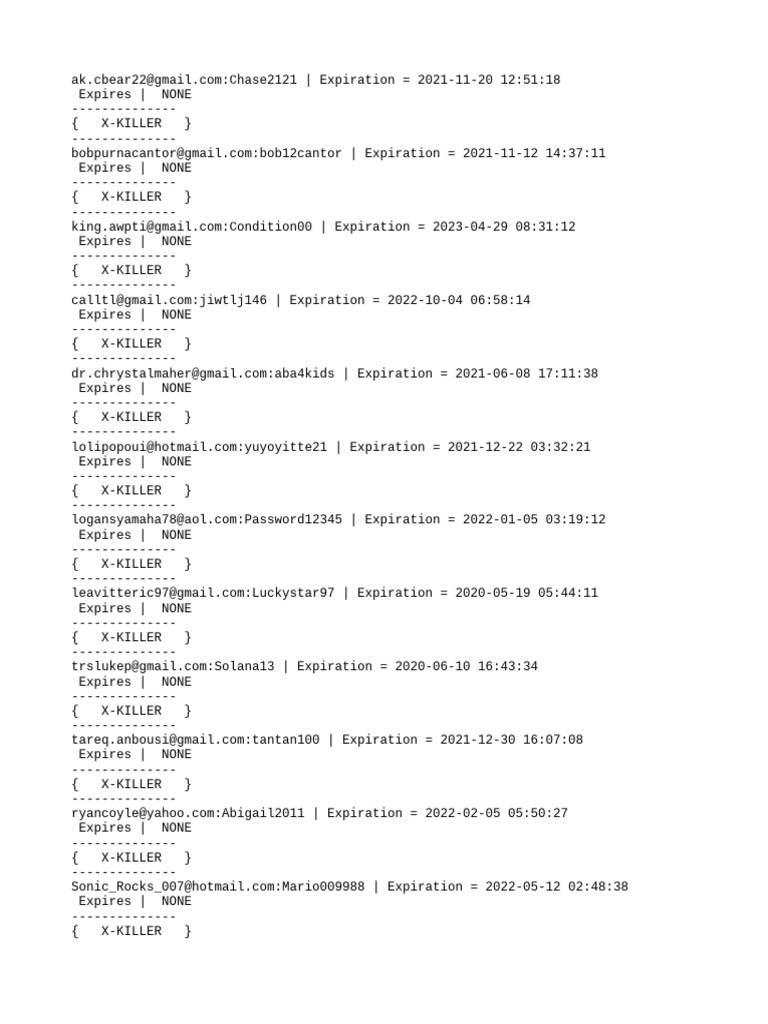Valid Accounts | PDF