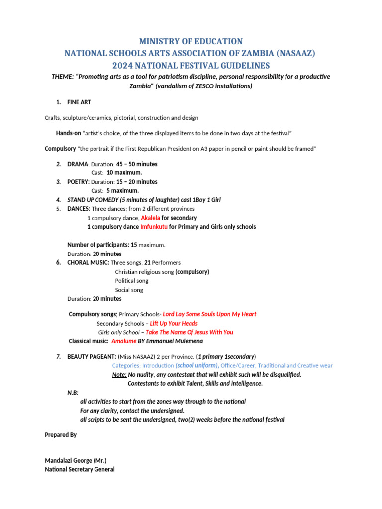 Nasaaz Guidlines 2024 | PDF