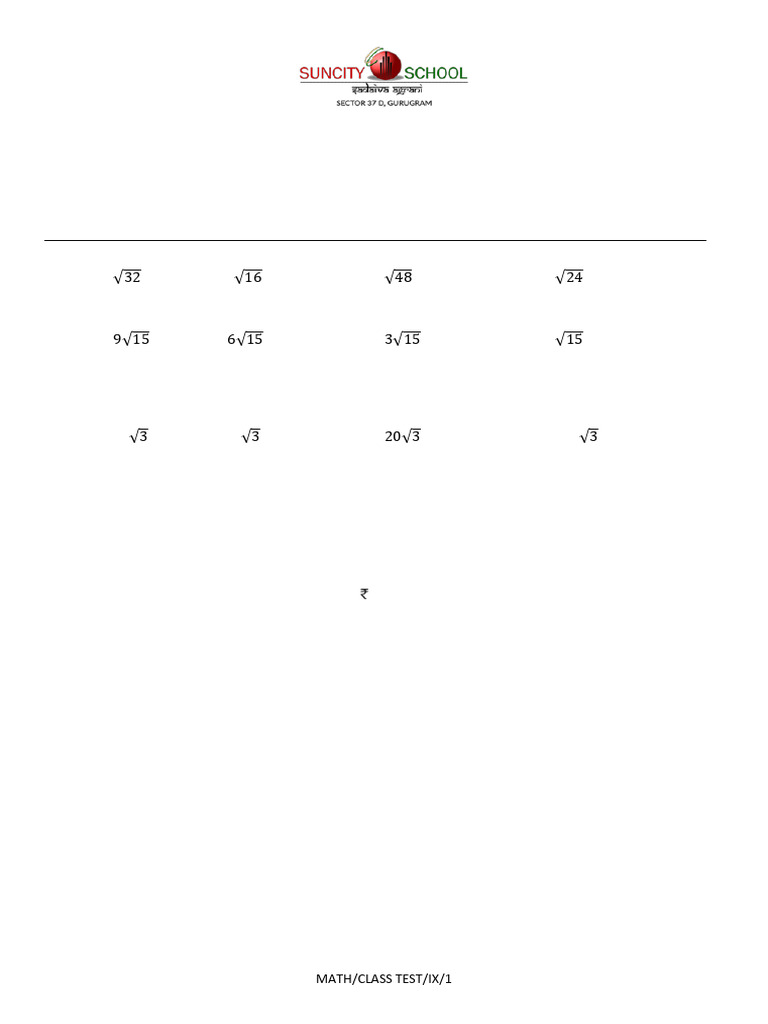 Gr IX CT Heron's Formula | PDF
