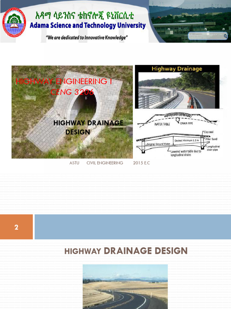 Chapter 5.highway Drainage Design | PDF