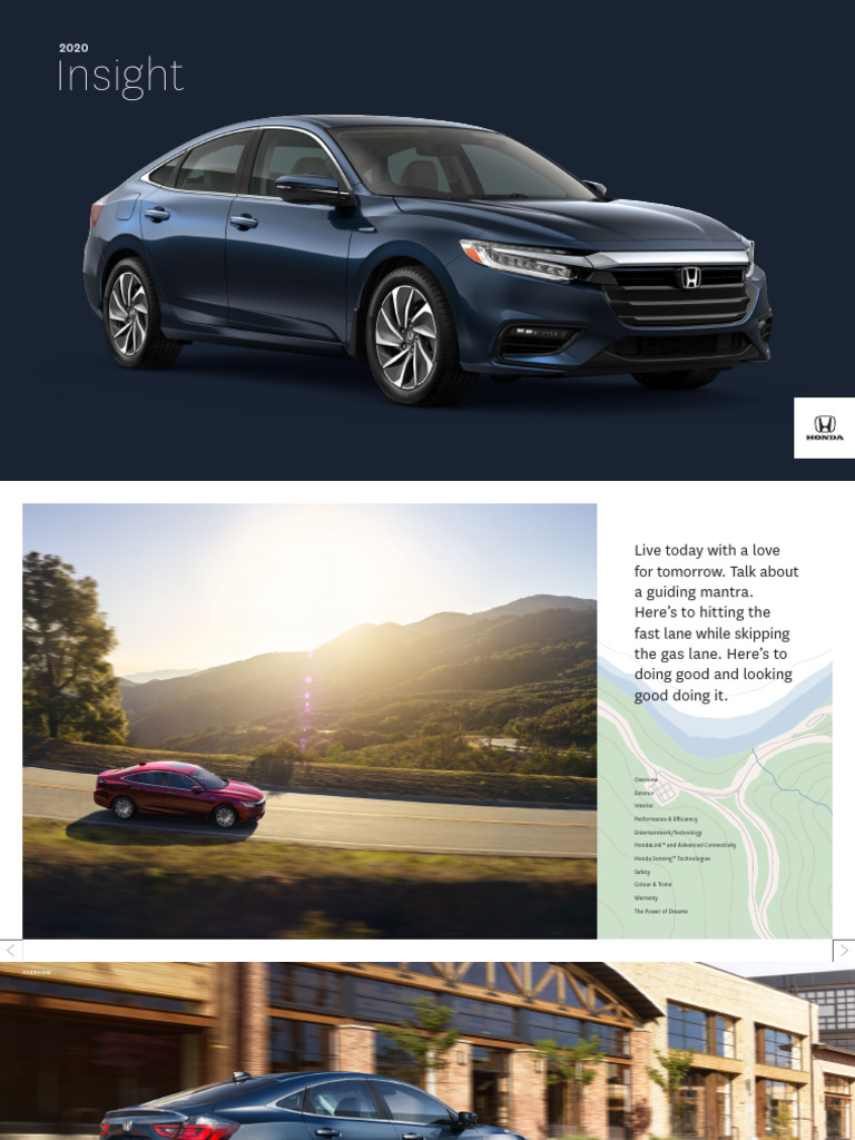 2020-Brochure Insight | PDF | Airbag | Vehicle Technology