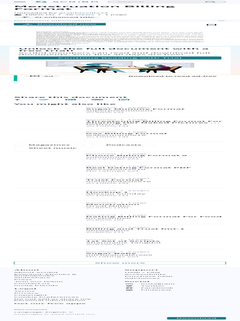 Food Billing Format PDF | PDF