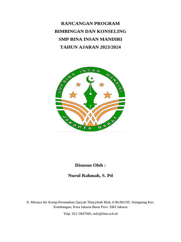 Program BK 2023-2024 | PDF