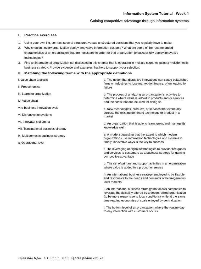 Week04 Tutorial | PDF