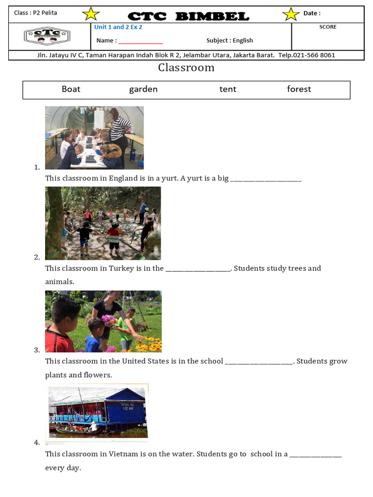 English Unit 1 and 2 Ex 2-2 | PDF