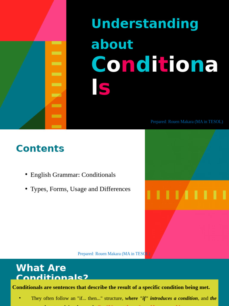 Conditionals | PDF