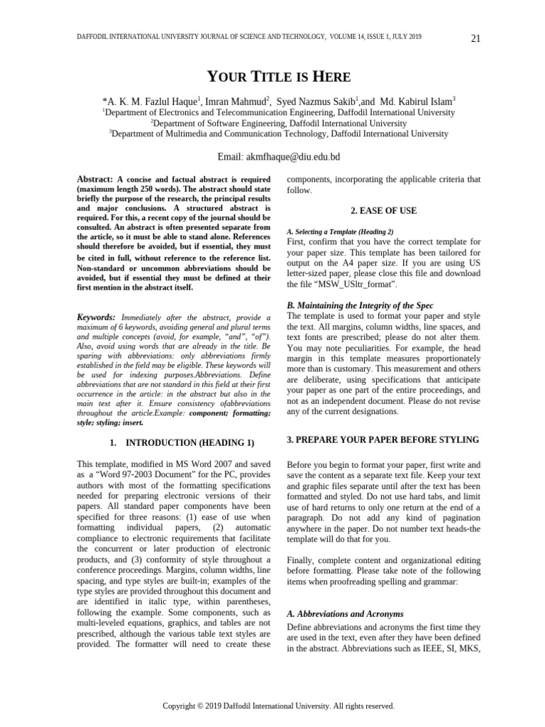 DIUJST-Final Paper Format | PDF