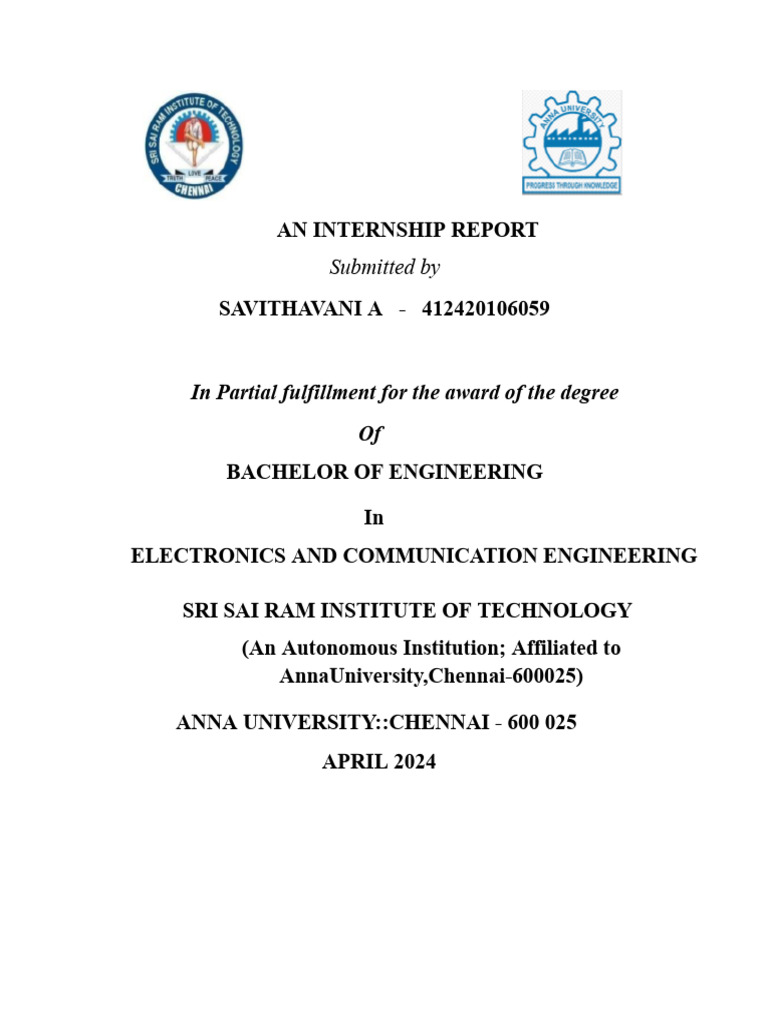 Savitha Report | PDF