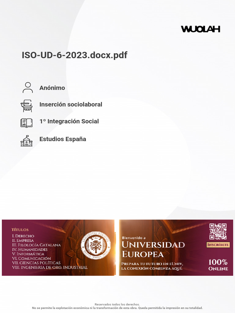 Wuolah Free ISO UD 6 2023 | PDF