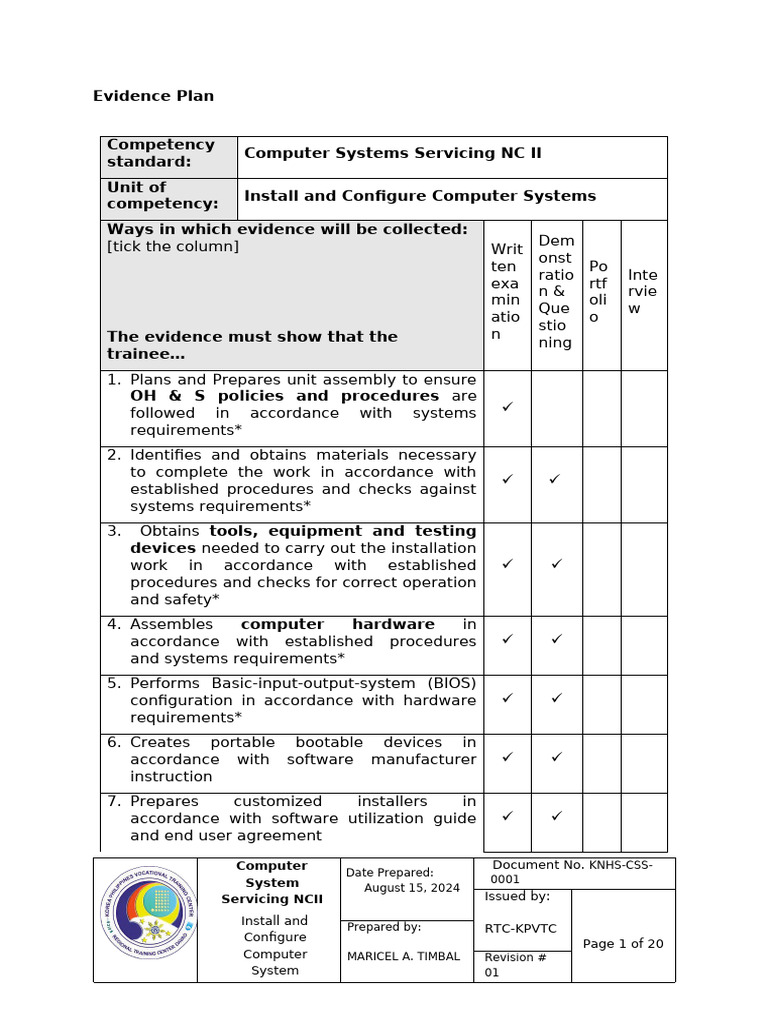 Evidence Plan | PDF | Security | Computer Security