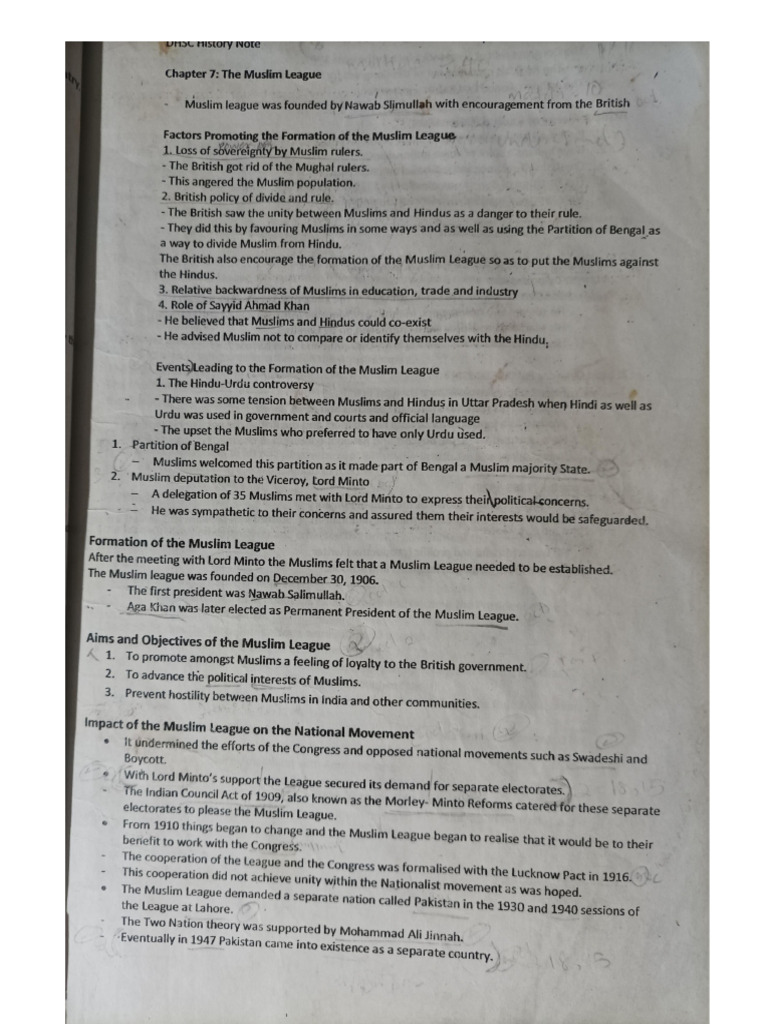 DHSC Chapter 7 | PDF