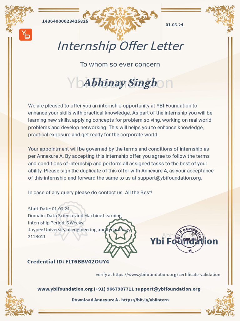 Offer Letter | PDF