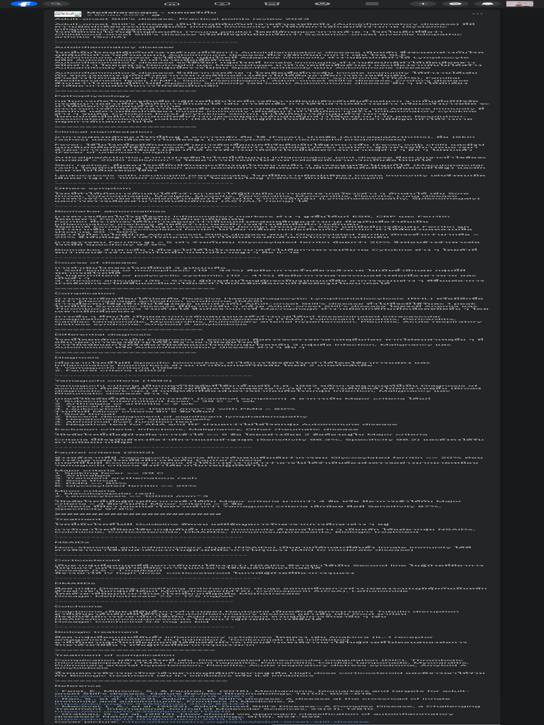 Still's Disease | PDF