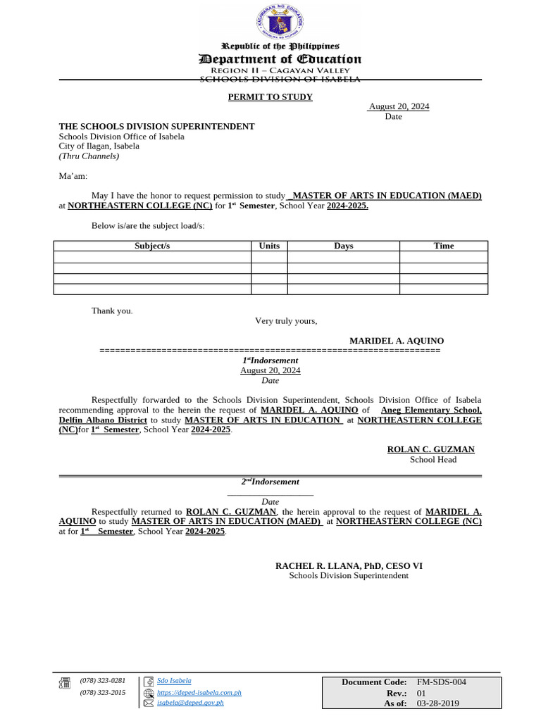 STUDY PERMIT - 2022 New | PDF