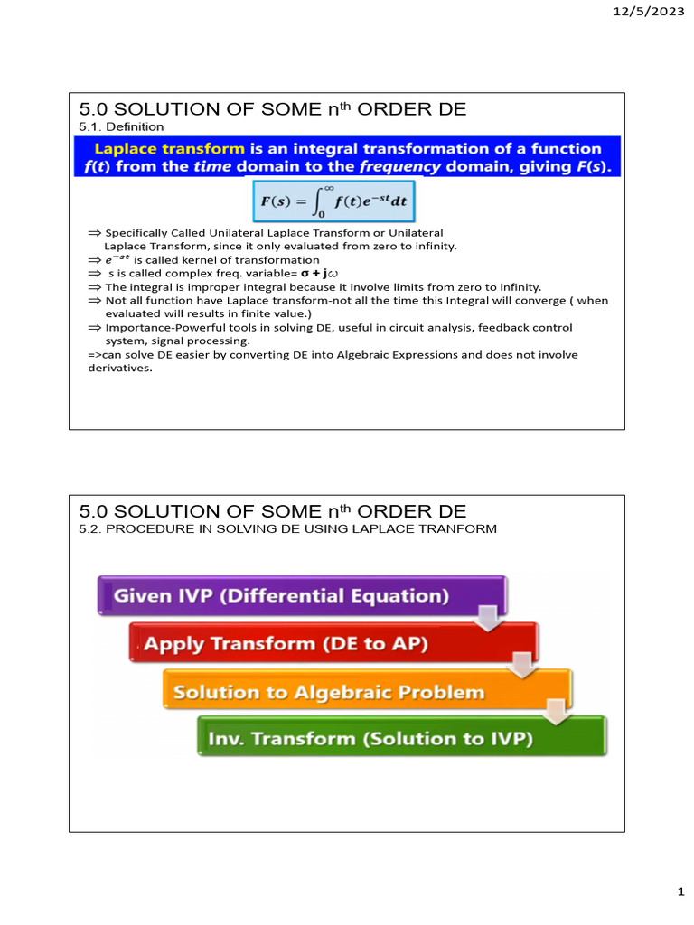 Ens 181 Laplace For Studs | PDF