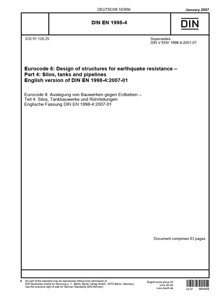 DIN EN 1998-4en - 107 | PDF