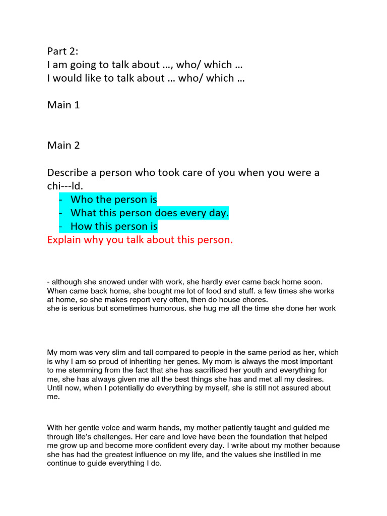 speaking-Part-2 | PDF