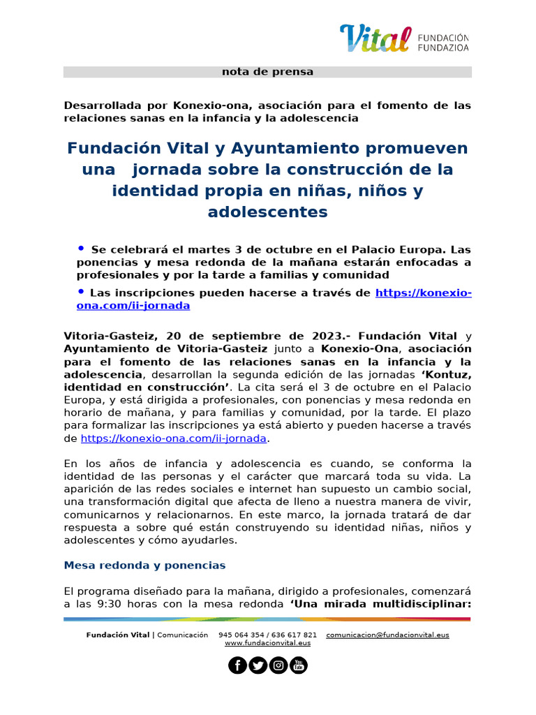 NP - Jornada_Construyendo identidad_0 | PDF