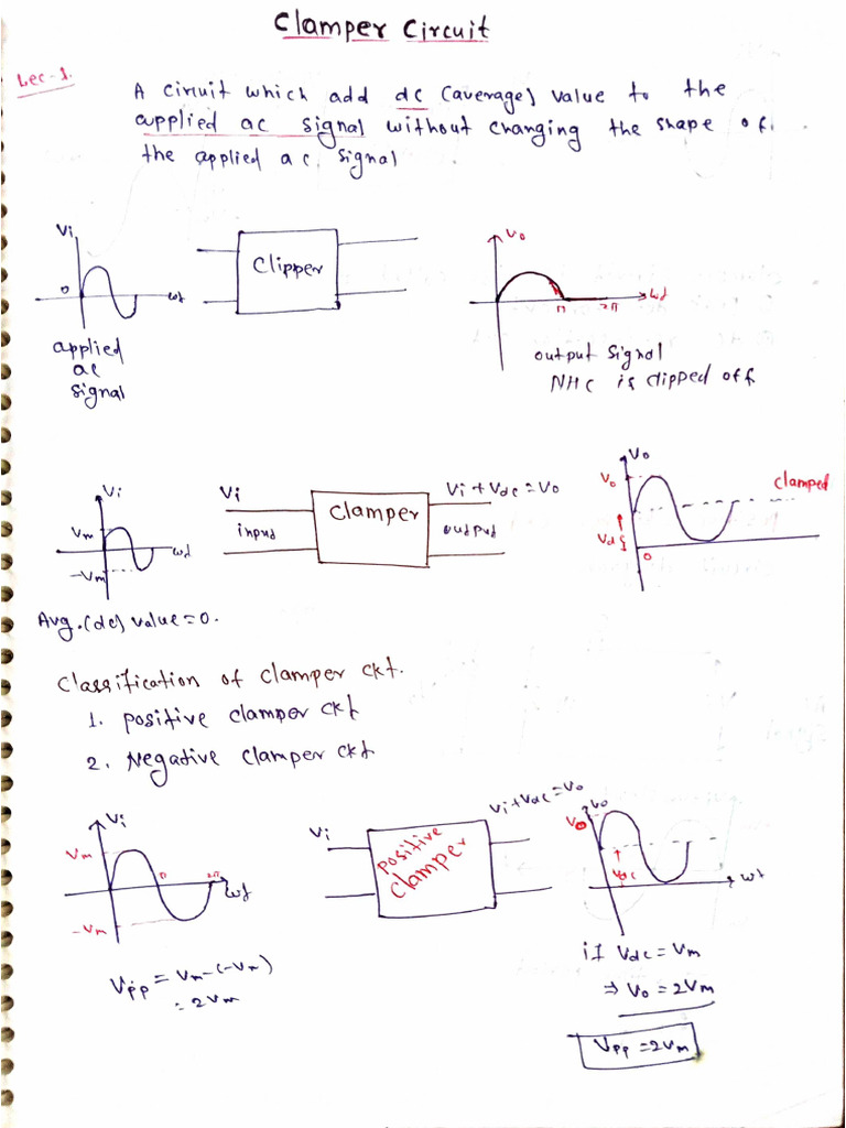 Clamper Circuit | PDF