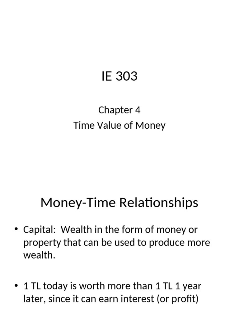 Chapter 4 1 Time Value of Money | PDF