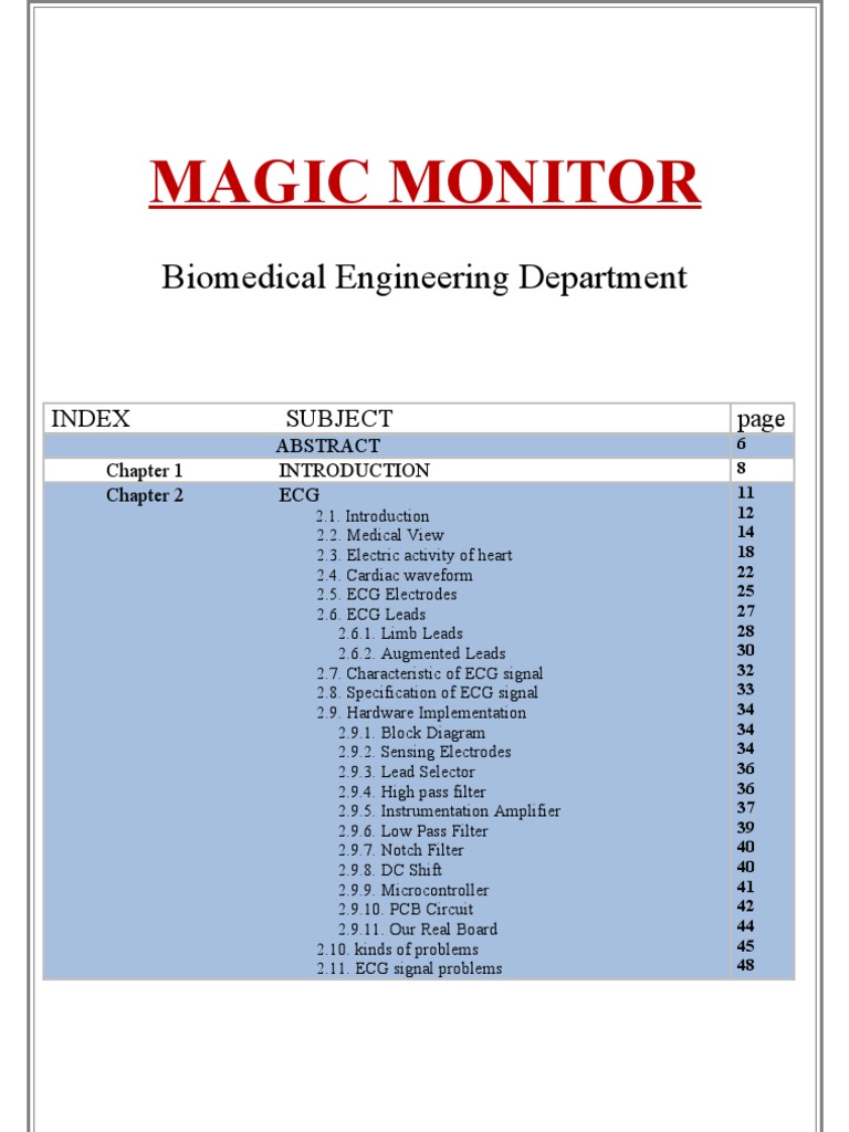 Magic Monitor | PDF | Atrium (Heart) | Heart Valve