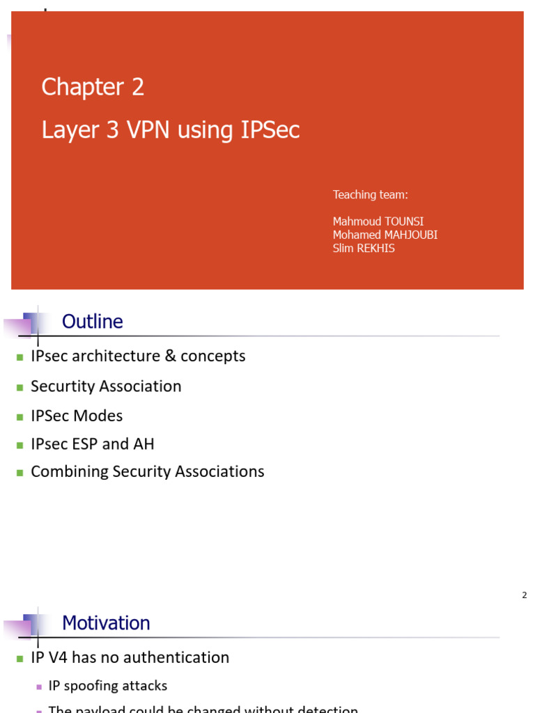 Chapter2-Layer 3 VPN Using IPSec | PDF
