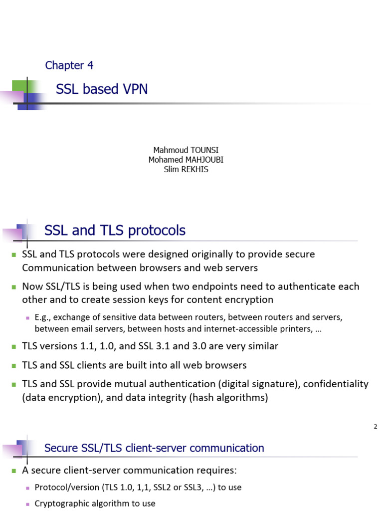 Chapter4 SSL VPN Revisied Eng Comments FR | PDF