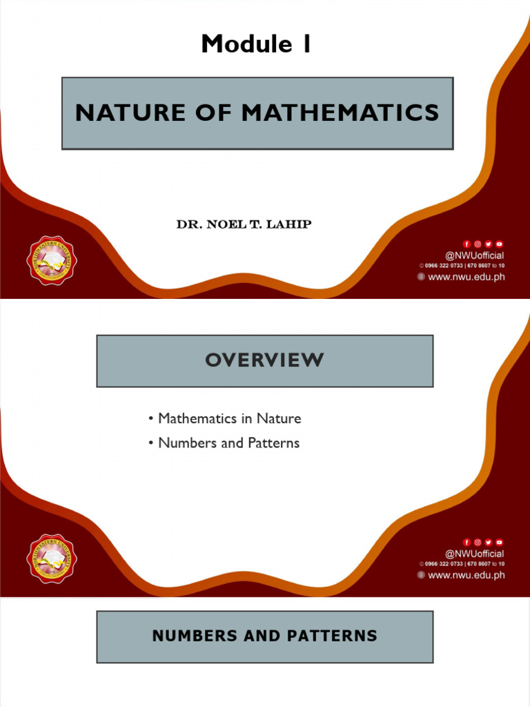 Nature of Mathematics | PDF