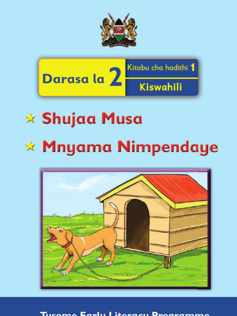 65 - C2 - Shujaa Musa Mnyama Nimpendaye | PDF