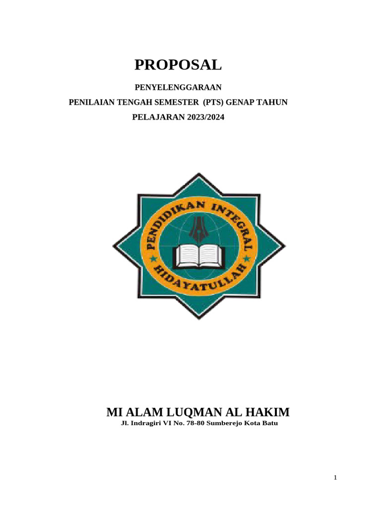 Contoh Proposal Ujian | PDF