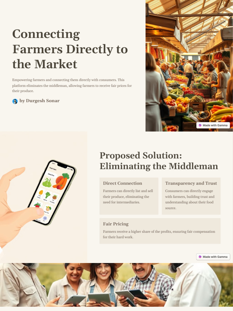 Connecting-Farmers-Directly-to-the-Market | PDF