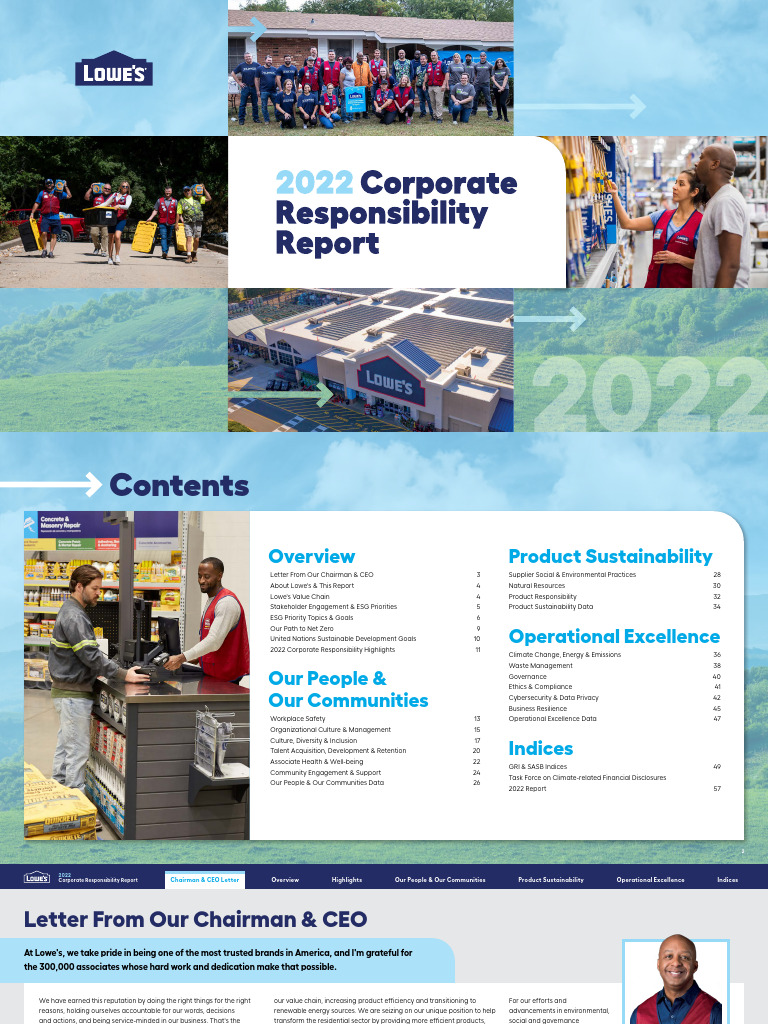 Lowes 2022 CRR | PDF