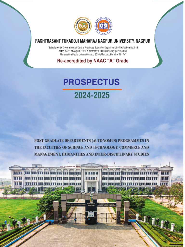 64 Pages Rtmnu Prospectus Final 2024-25-1 | PDF