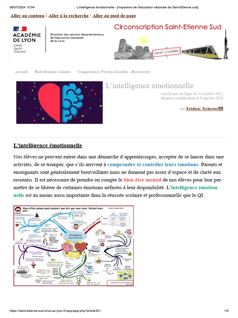 L'intelligence Émotionnelle - (Inspection de L'éducation Nationale de ...