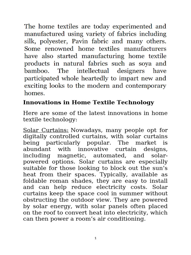 Part 9 Hometextile | PDF