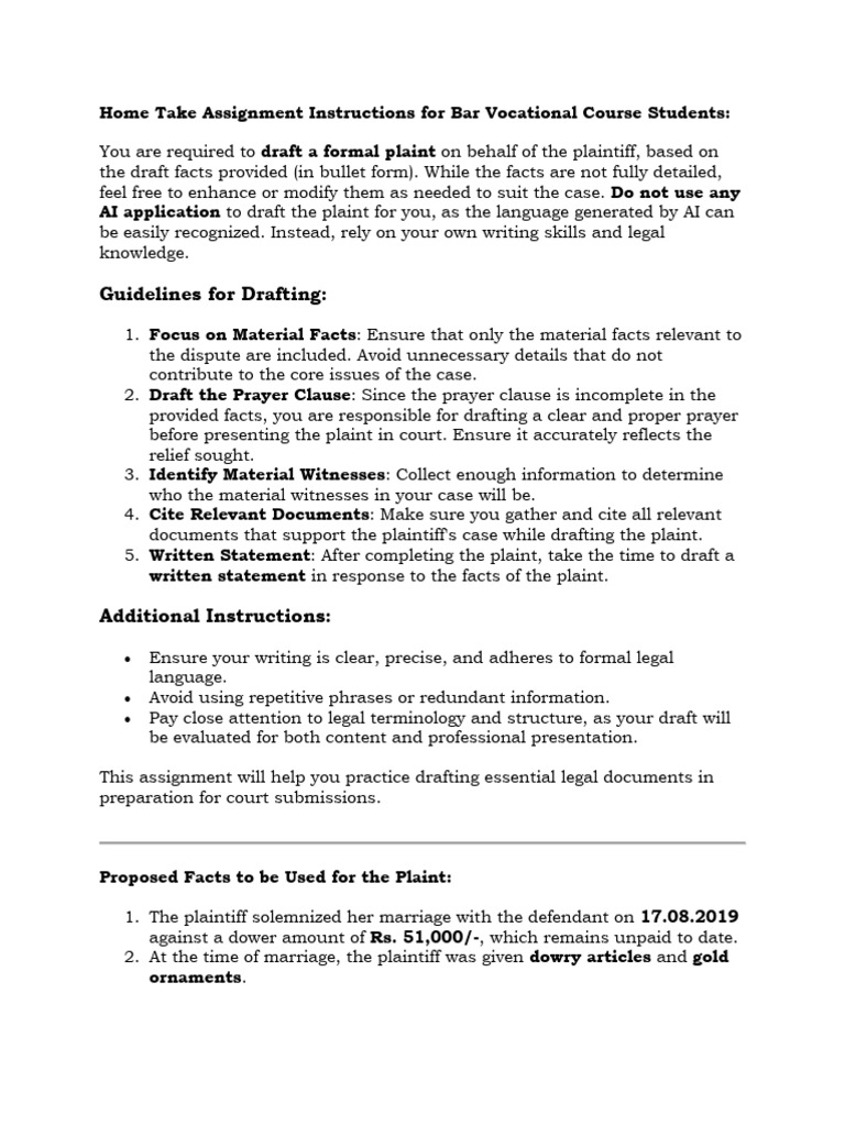 Assignment With Instructuions & Guidlines. BVC-19 | PDF