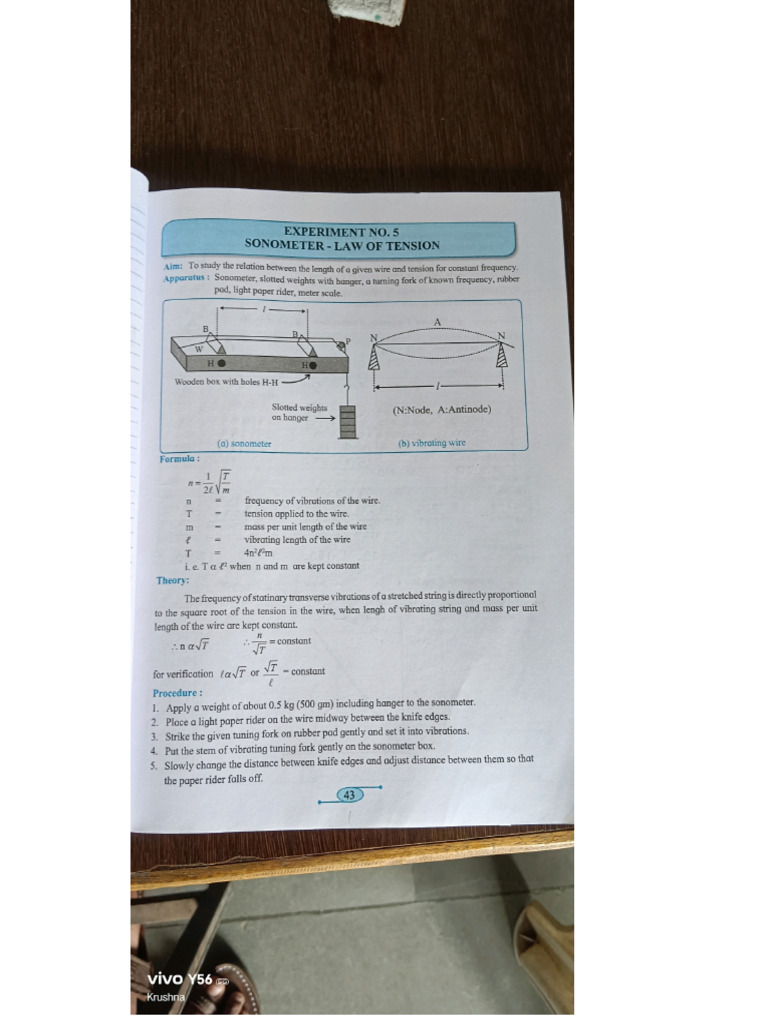 13 Sept Physics Practical Readings and Ans | PDF