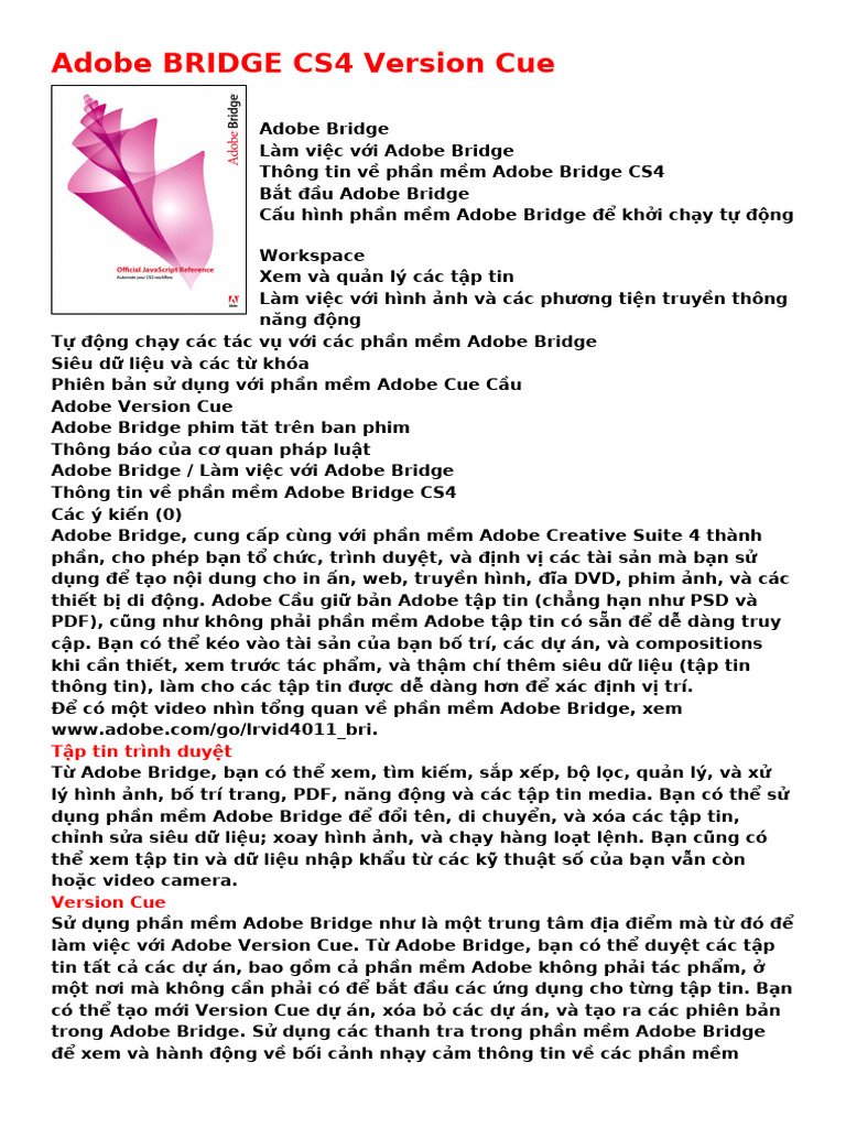TimHieu Adobe Bridge | PDF