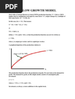 Derivation of Solow Growth Model | PDF | Production Function ...