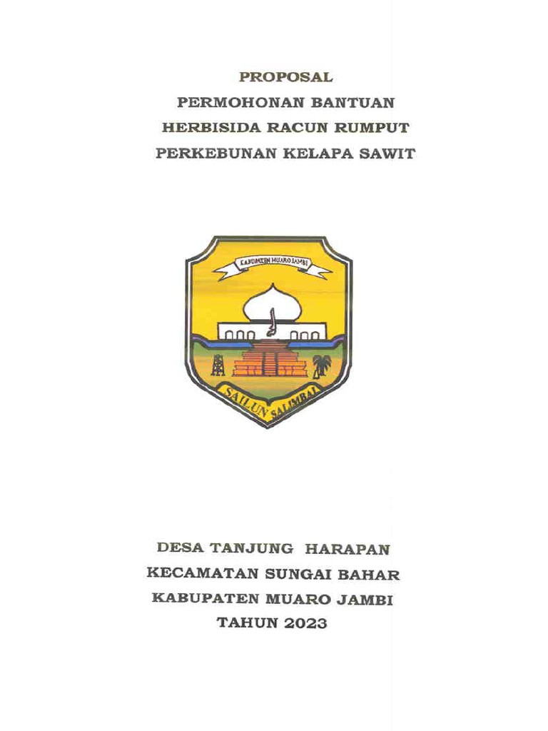 Proposal Kelompok Tani Desa | PDF