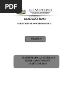 Worksheet 7 Finance Interest Banking and Inflation Grade 11 Math ...