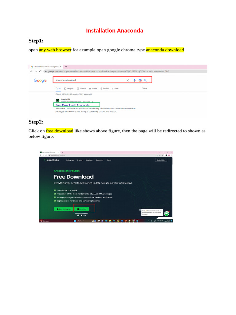 Anaconda Installation Process | PDF