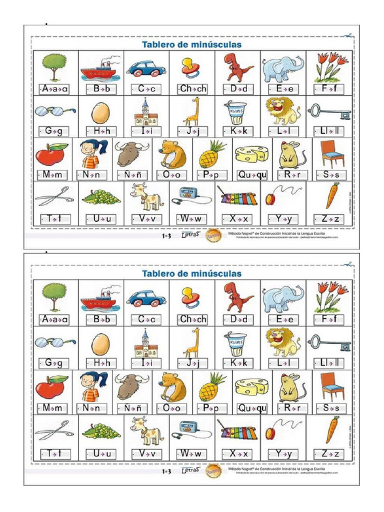 Tablero de Autoconsulta Programa Letras | PDF