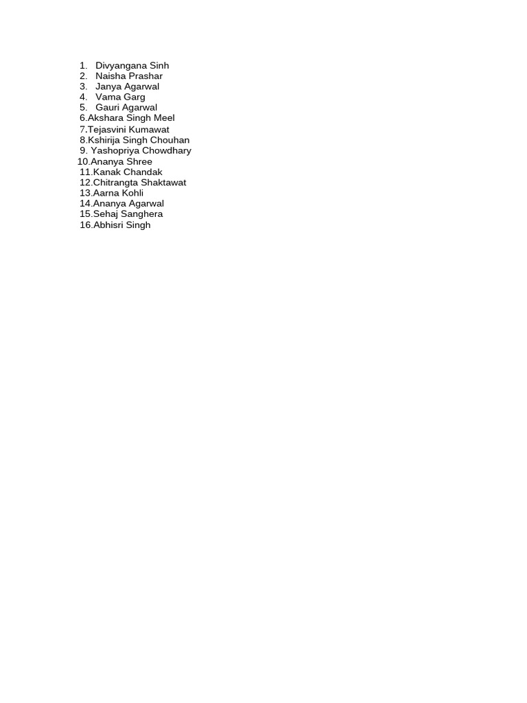 Mid-Term Play Participants | PDF