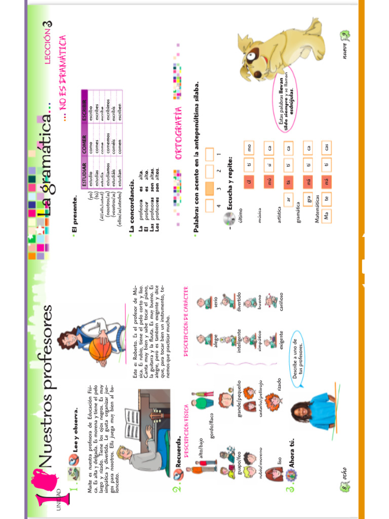 Colega 4 Unit 1 Pag 8-9 | PDF