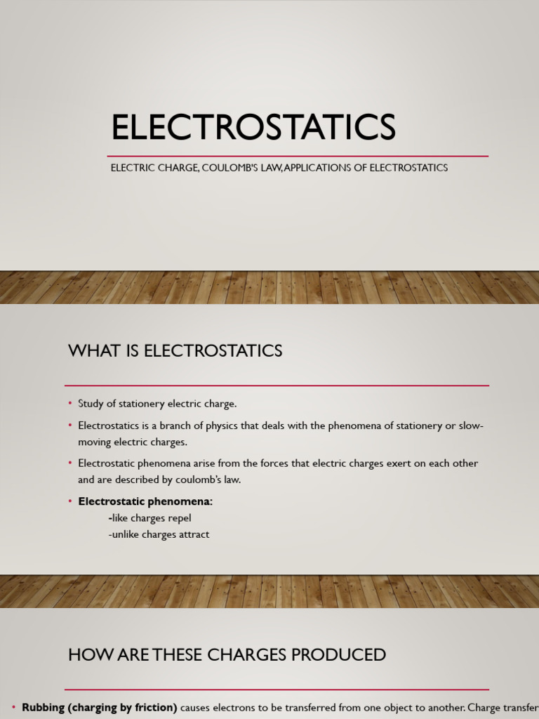Electrostatics | PDF
