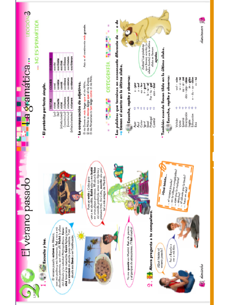 Colega 4 Unit 2 Pag 18-19 | PDF