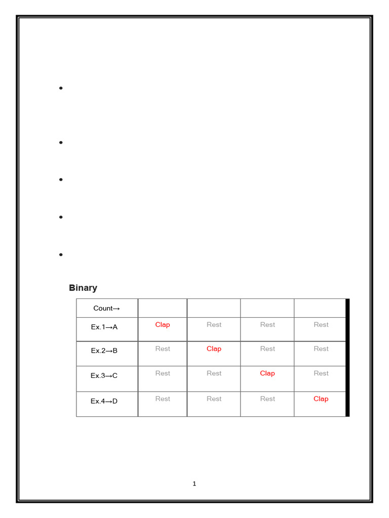 Grade 6 to 10 Drums Lesson Plan -8 Weeks | PDF