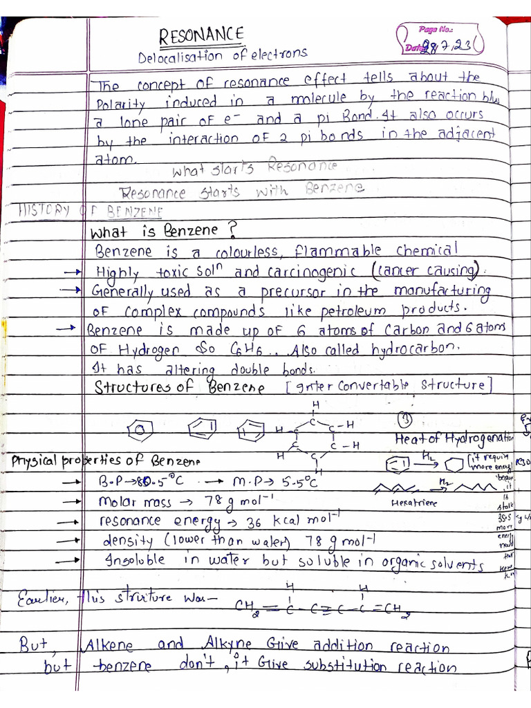 Resonance Effect (Organic Chemistry) | PDF