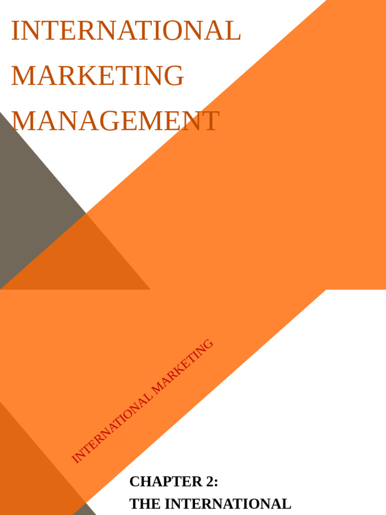 International Marketing Management Handout 2024-P3 | PDF